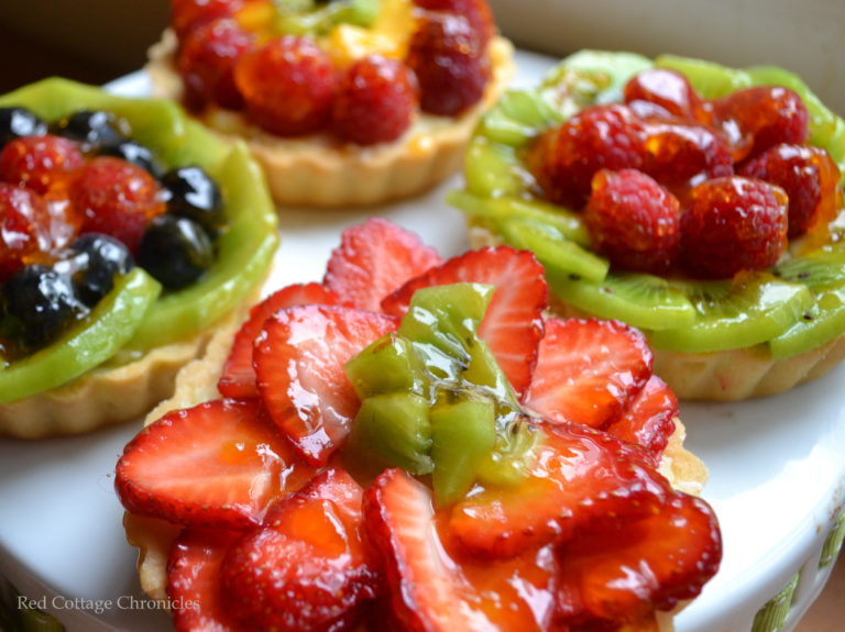 Summer Fruit Tartlets - Red Cottage Chronicles