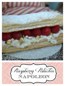 Raspberry Pistachio Napoleons - Red Cottage Chronicles