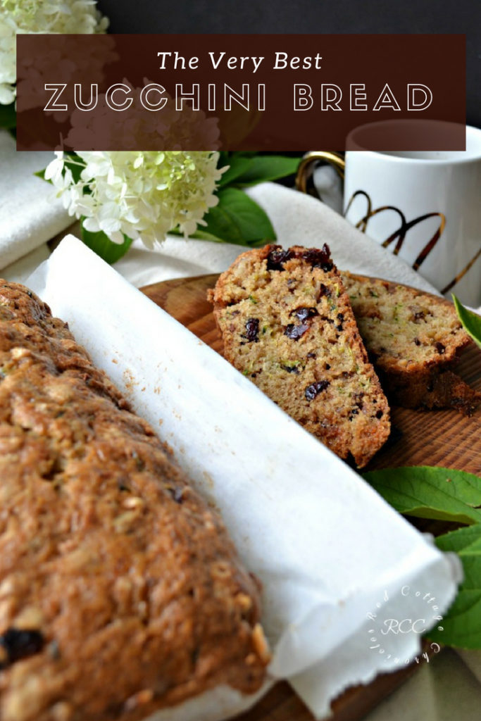 A moist and delicious cranberry zucchini bread