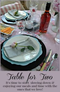Tablescapes-Table for Two - The Art of Leisurely Dining
