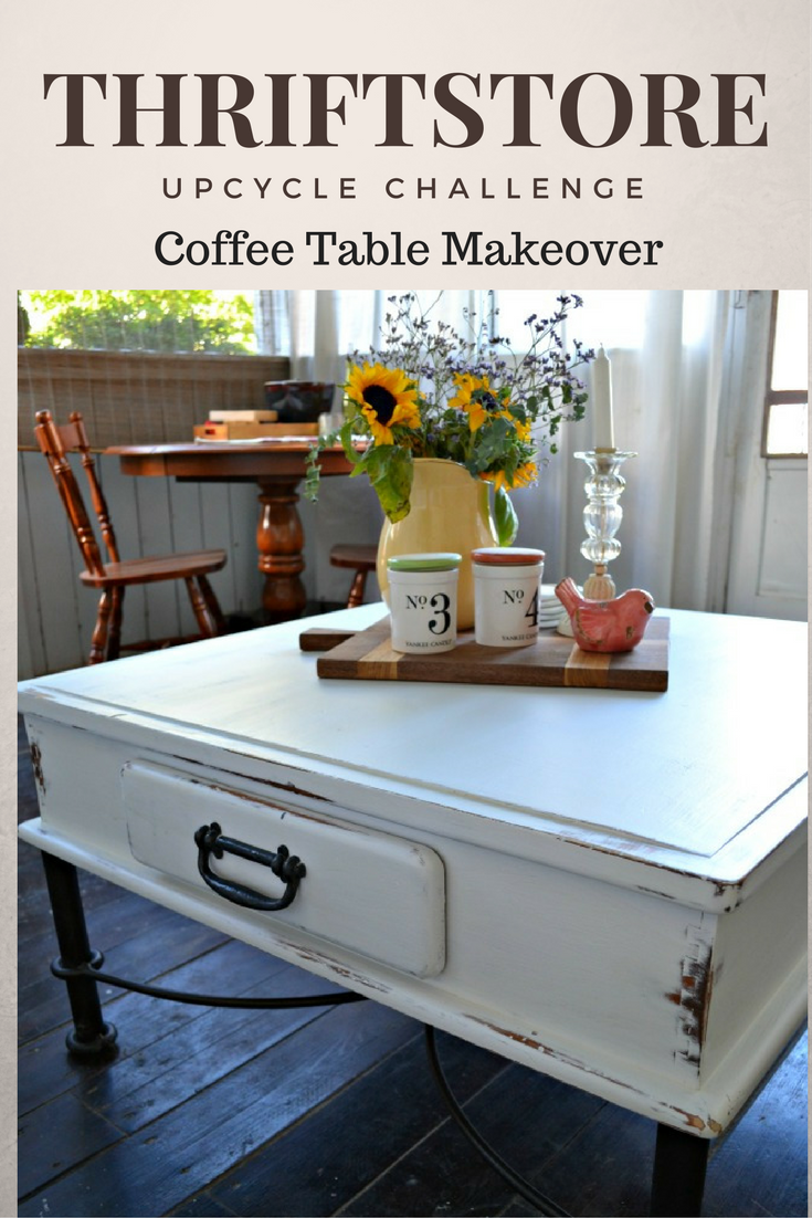Thrift Store Decor Upcycle Coffee Table Makeover