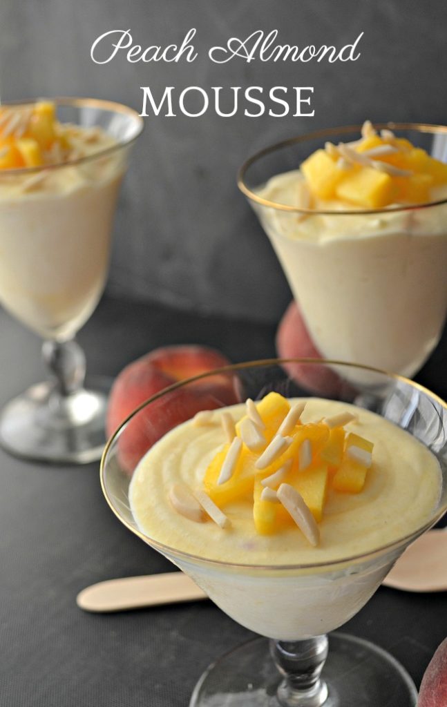 This Peach Almond Mousse makes the most of Market Fresh Fruit