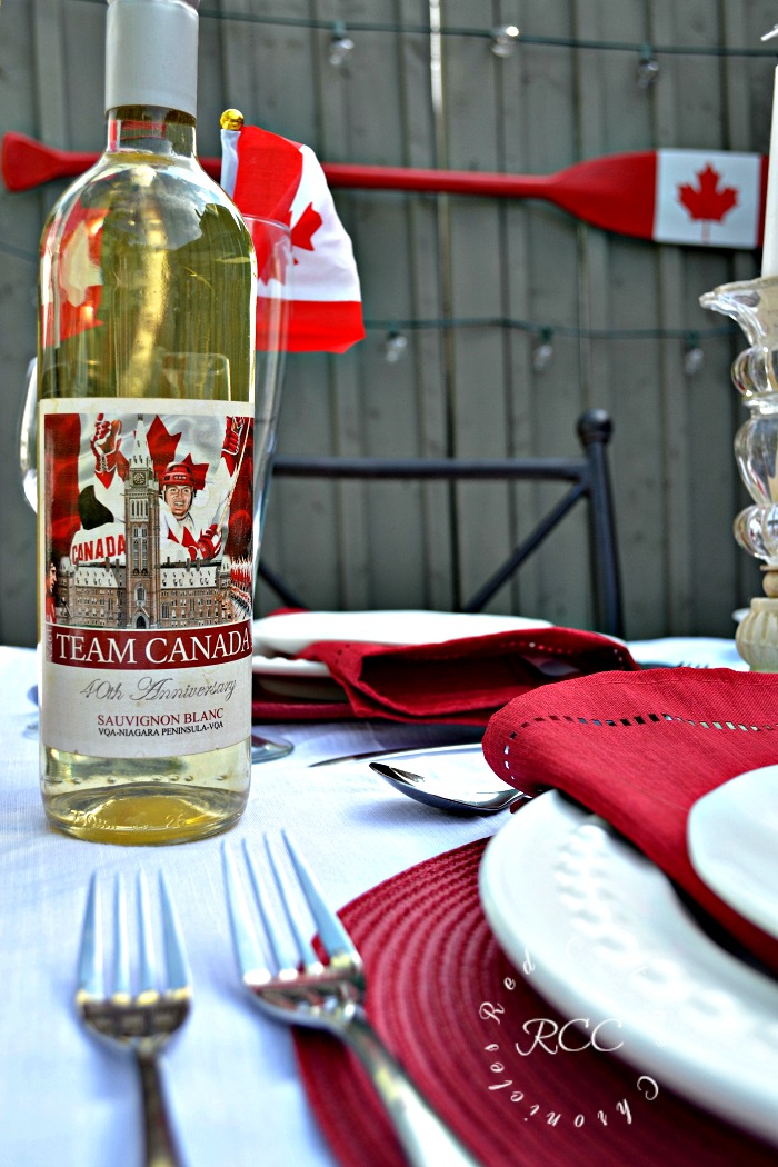 Red, White (& Blue) Tablescape Blog Hop - Canada Day Tablescape Ideas