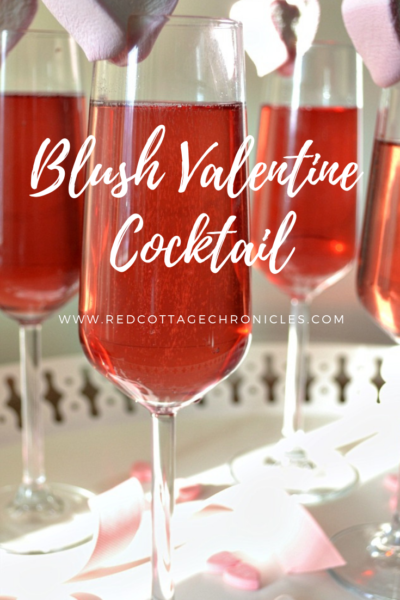 Blush - A Sparkling Wine Cocktail - Red Cottage Chronicles