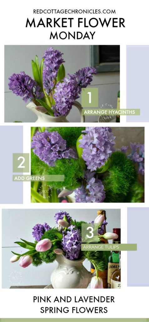 Easy Spring Flower Arrangement - Red Cottage Chronicles
