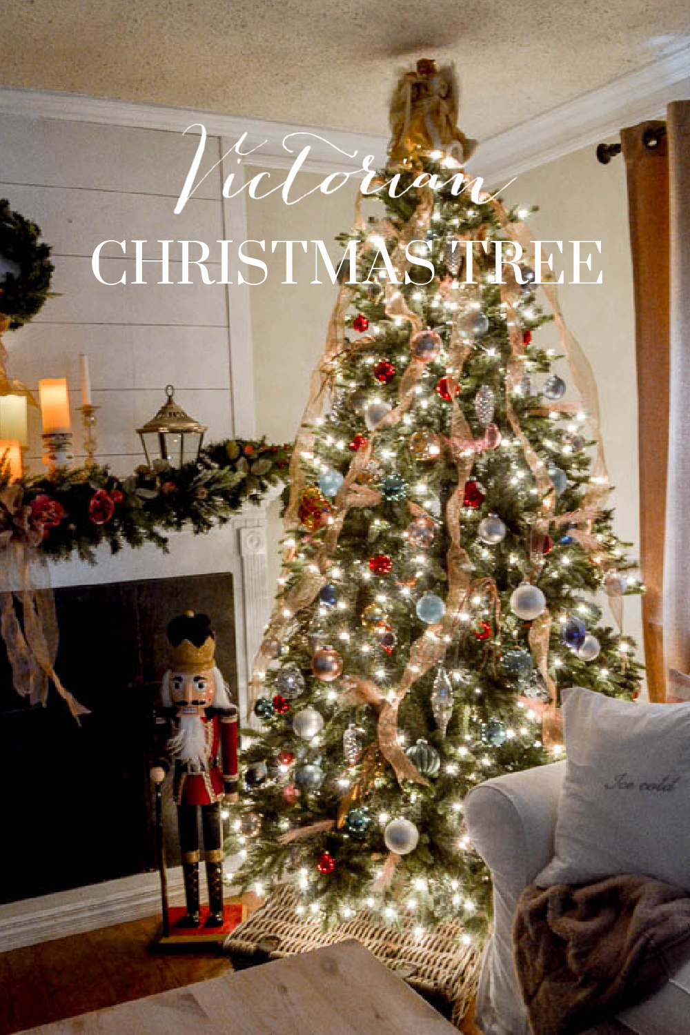 How to Decorate a Victorian Christmas Tree - Red Cottage Chronicles