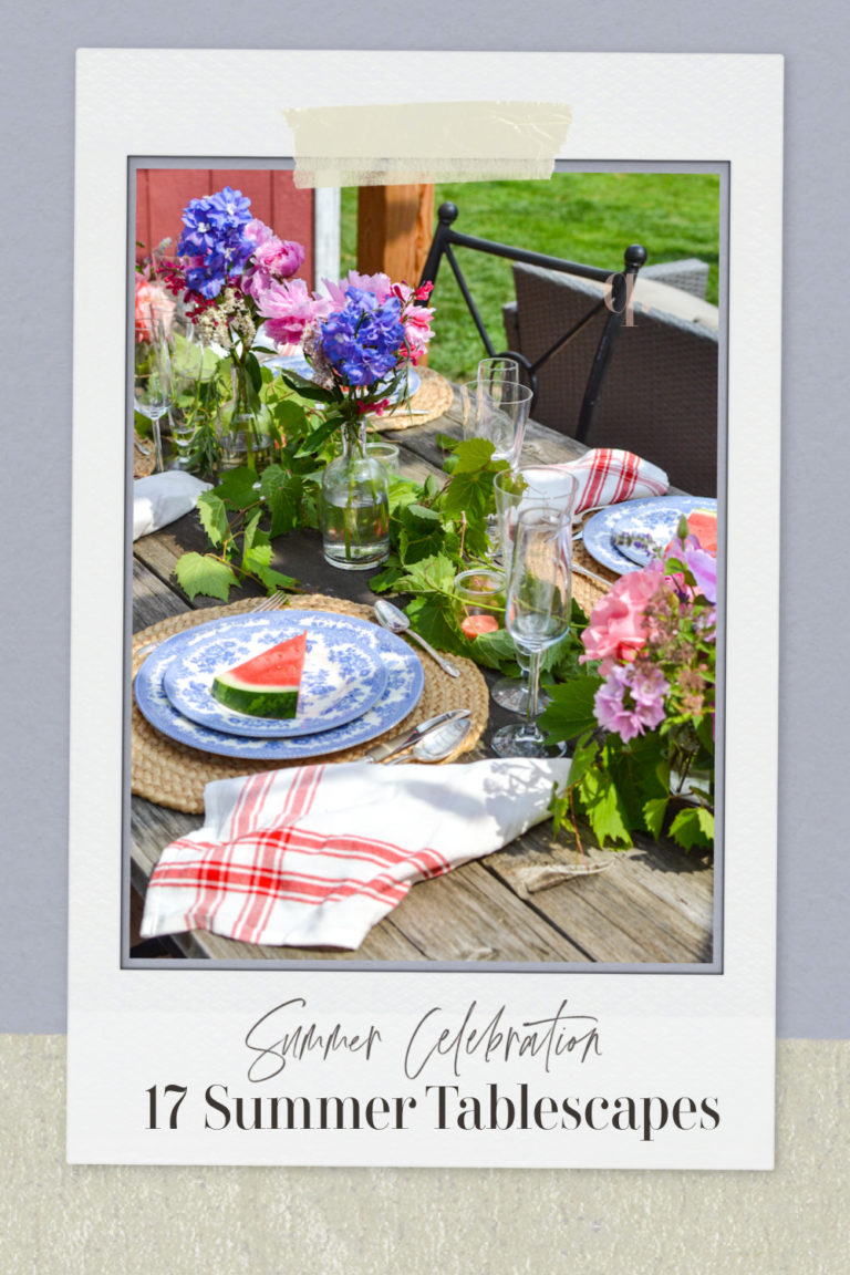 How to Plan the Perfect Summer Dinner Party Tablescape - Red Cottage ...