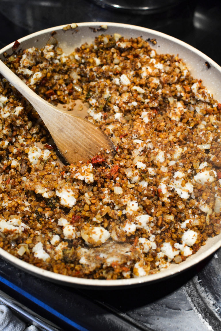 Easy Vegetarian Tourtiére Recipe - Red Cottage Chronicles