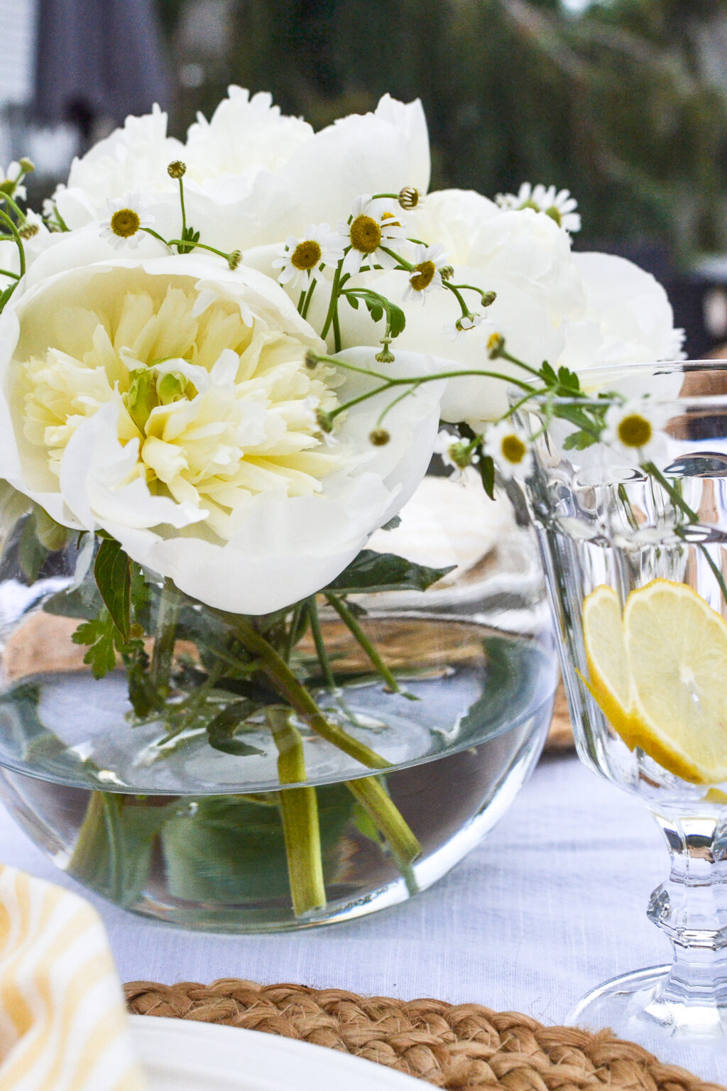 Lemon Tablescape for Summer - Red Cottage Chronicles
