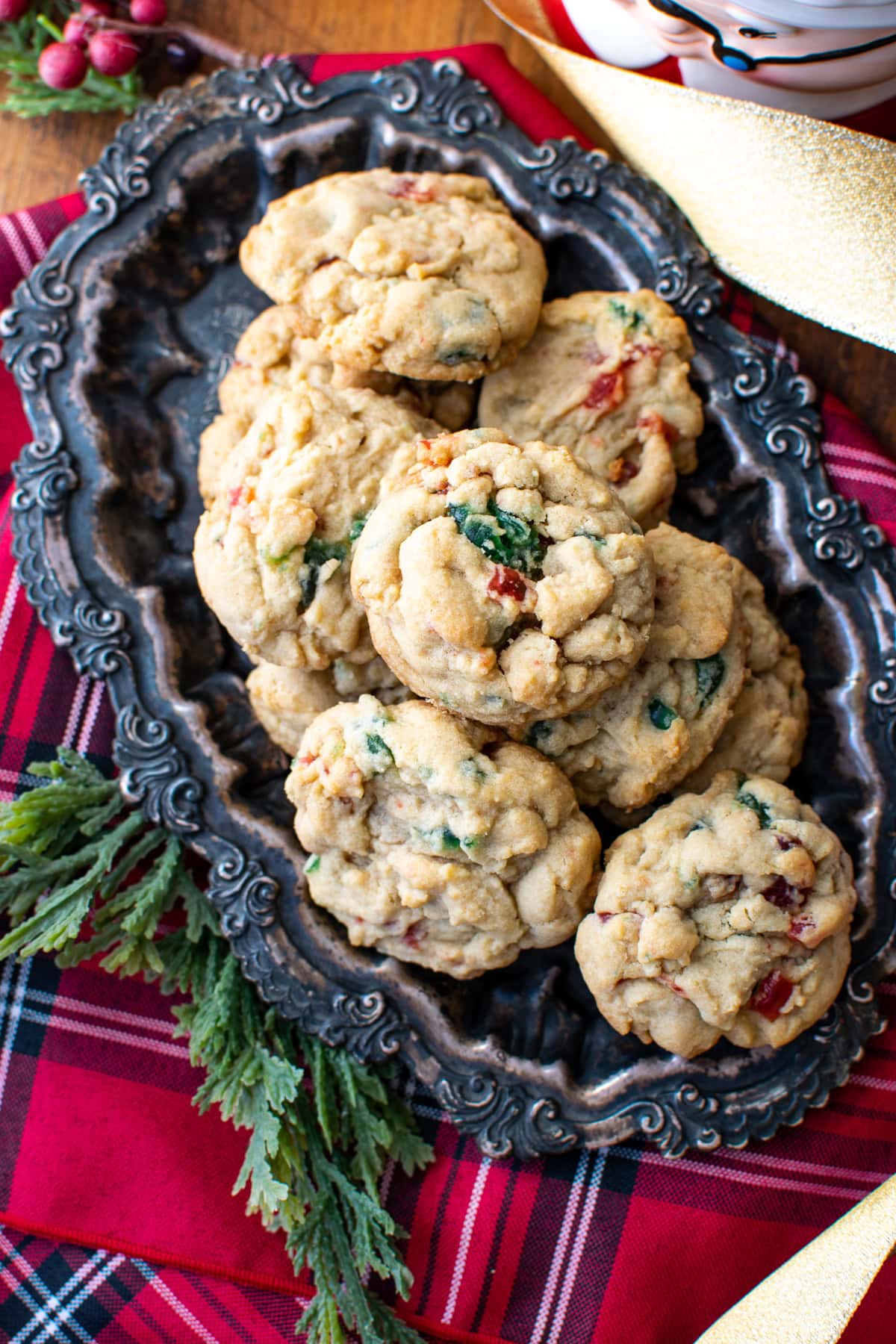 Easy Cherry Drop Cookies - Red Cottage Chronicles