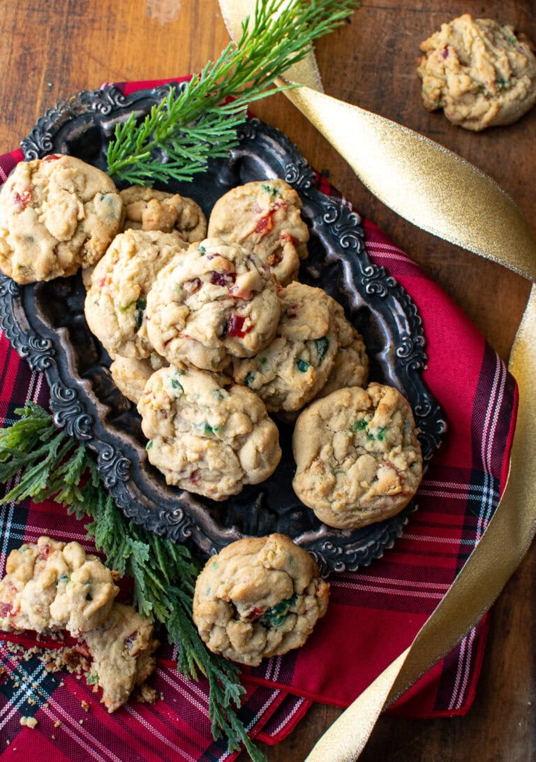 Easy Cherry Drop Cookies - Red Cottage Chronicles