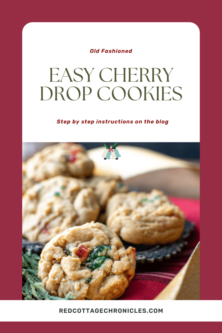 Easy Cherry Drop Cookies - Red Cottage Chronicles