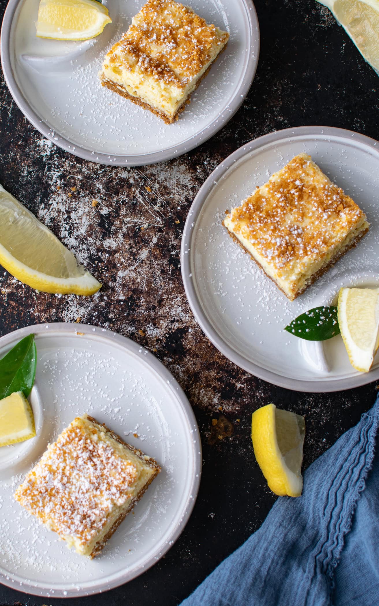 Lemon Squares with Graham Cracker Crust - Red Cottage Chronicles