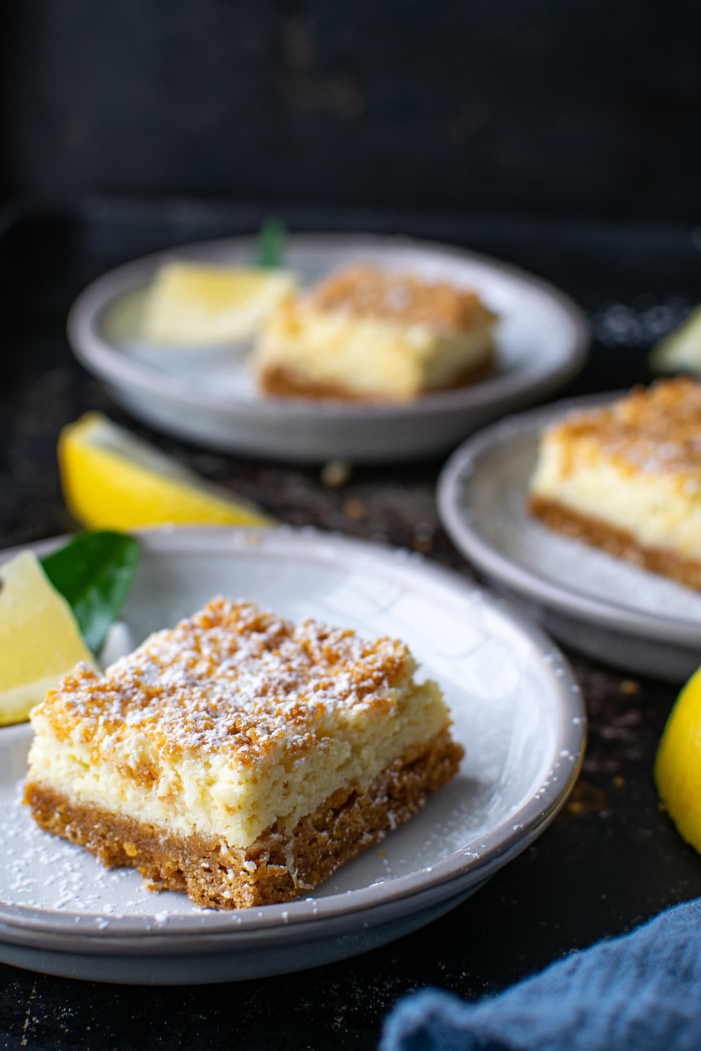 Lemon Squares with Graham Cracker Crust - Red Cottage Chronicles