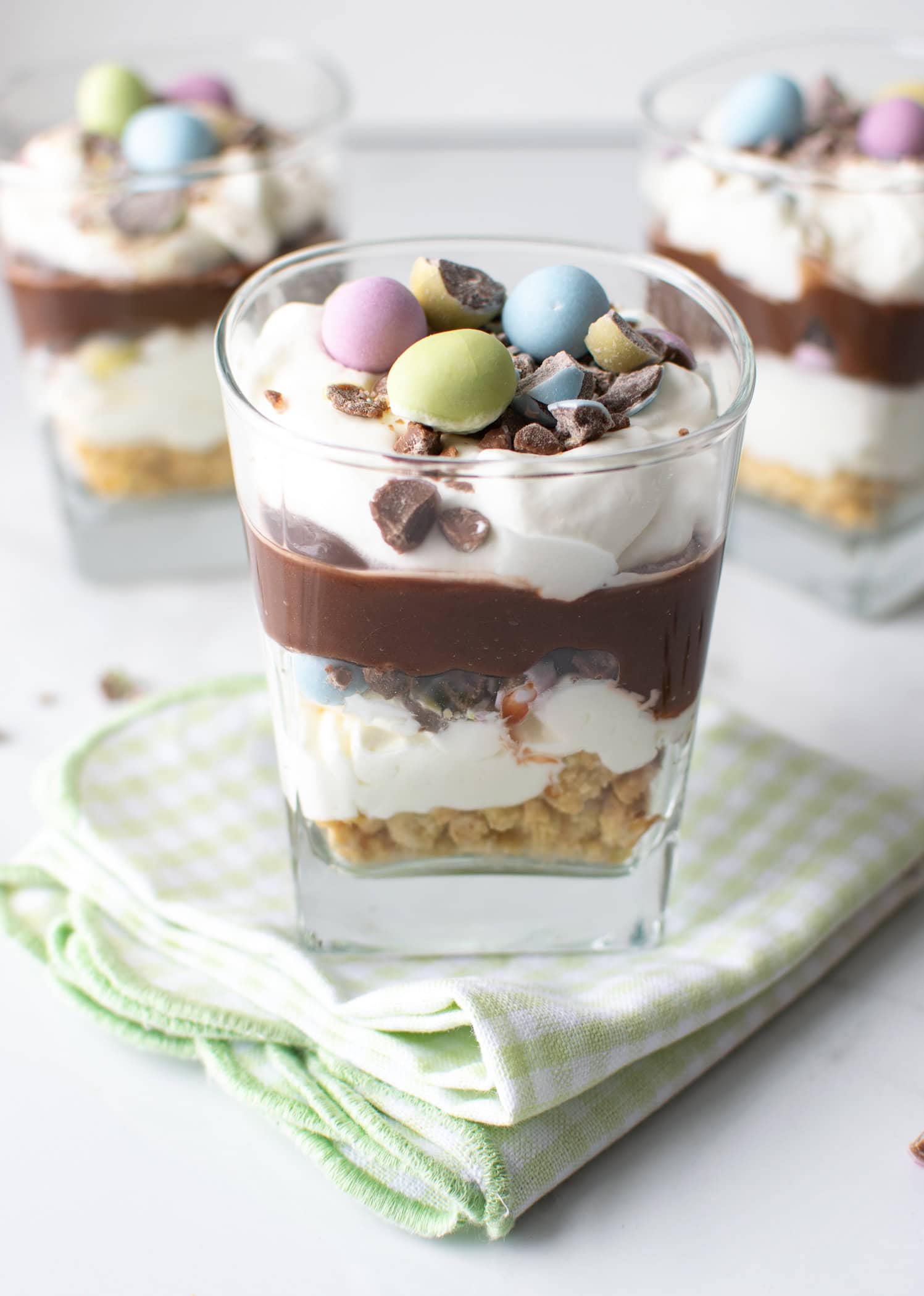 Chocolate Parfait for Easter - Red Cottage Chronicles
