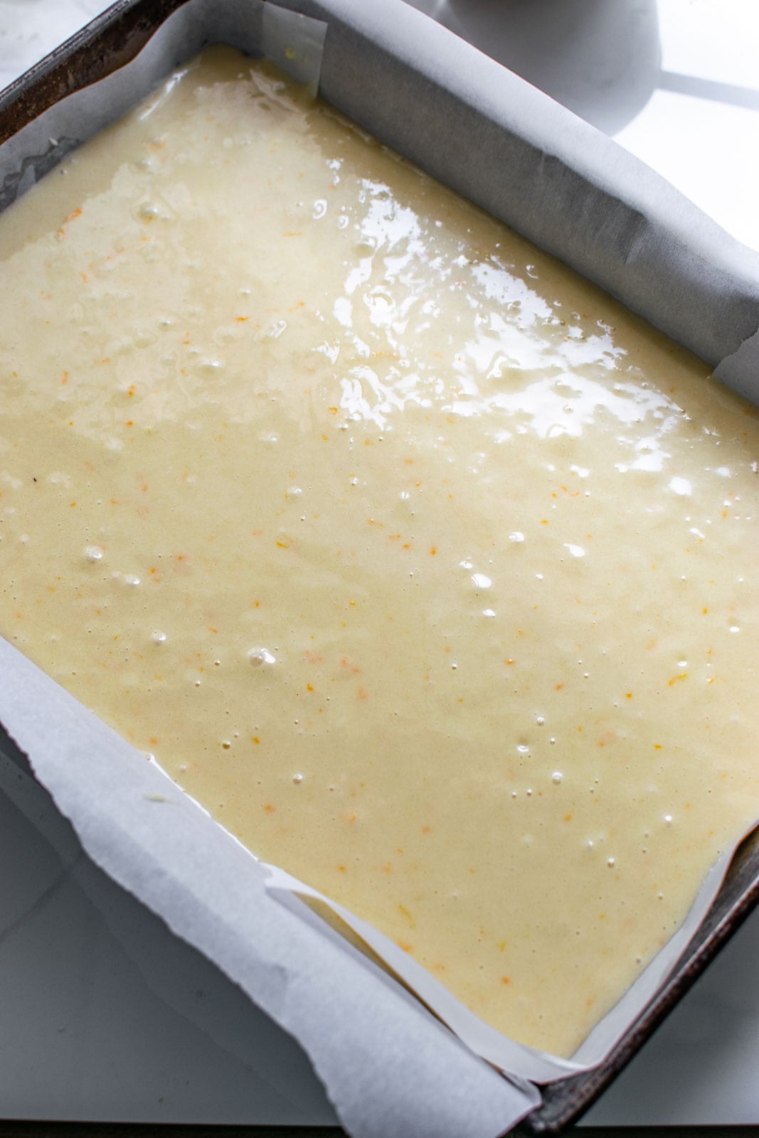 Easy Orange Sheet Cake - Red Cottage Chronicles