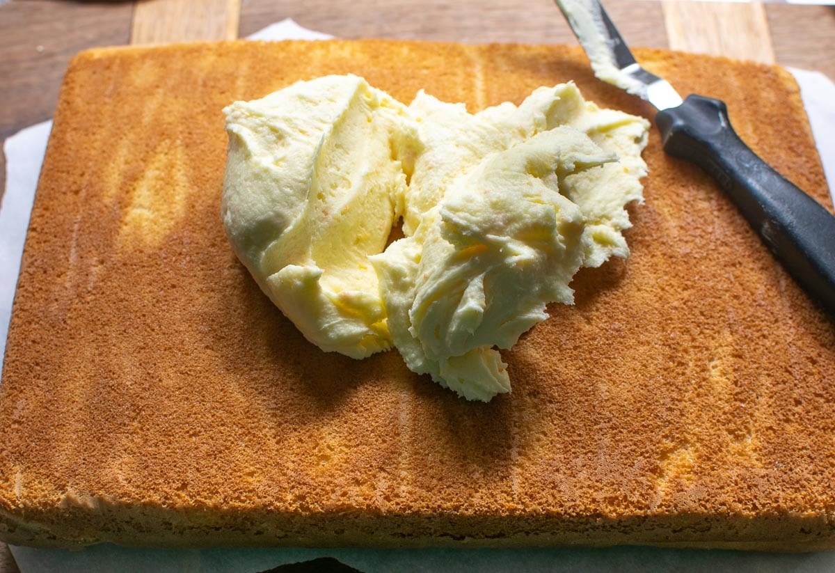 Easy Orange Sheet Cake - Red Cottage Chronicles