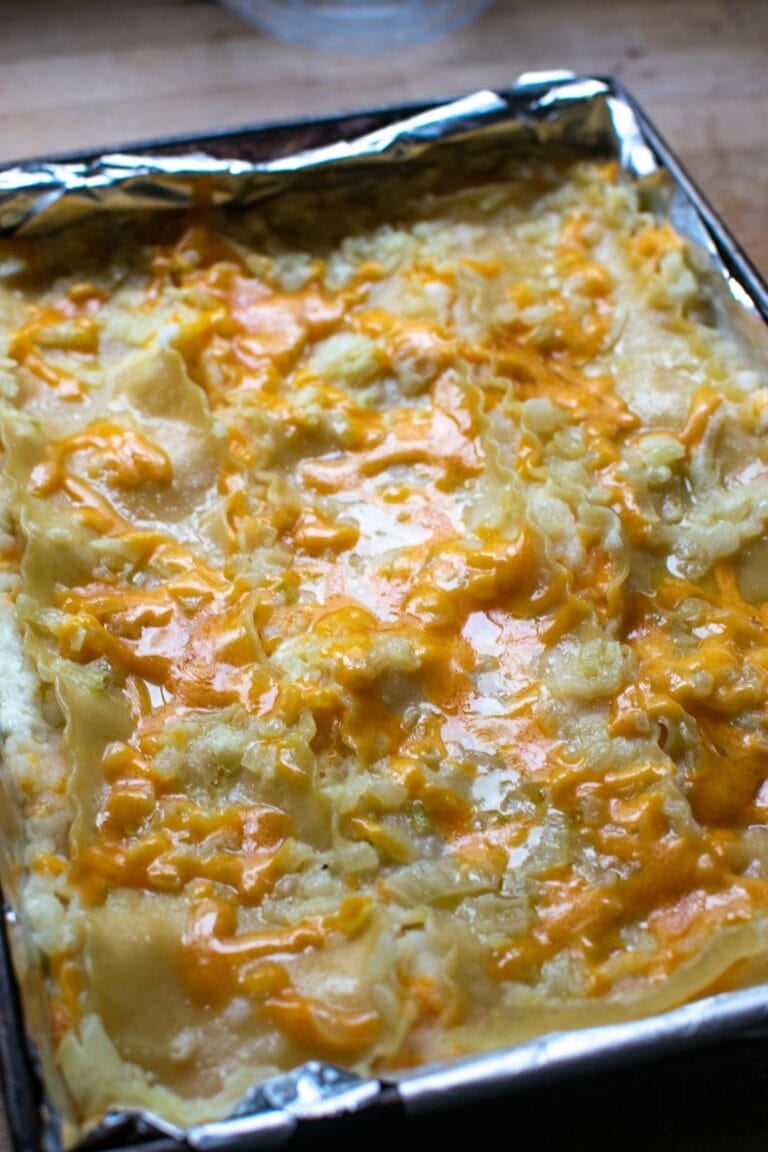 Lazy Perogy Casserole - Red Cottage Chronicles